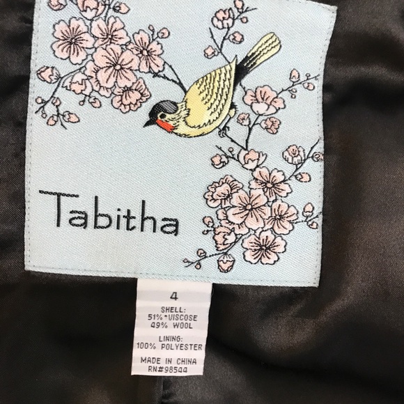 Tabitha | Jackets & Coats | Tabitha Womens Blazer 4 5 Viscose 49 Wool ...